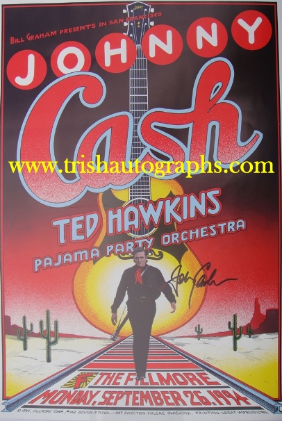 JOHNNY CASH AUTOGRAPH | Trish Hessey Autographs